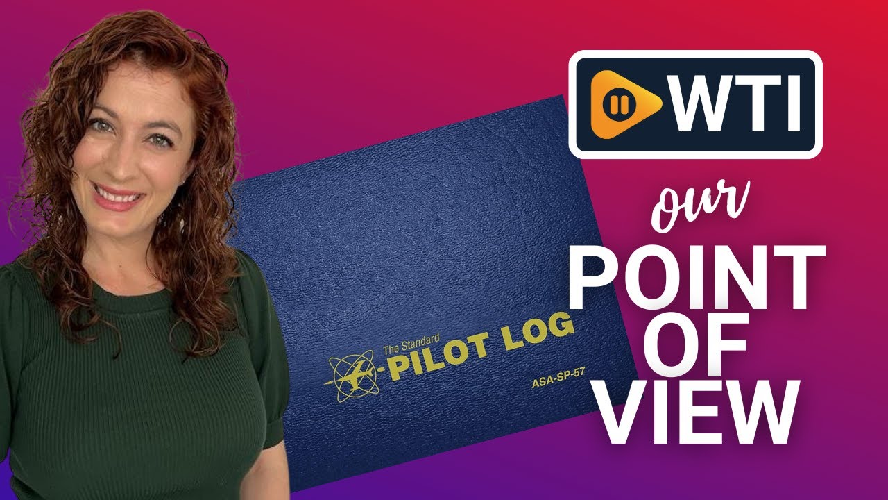 The Standard Pilot Log Book | Our Point Of View - YouTube