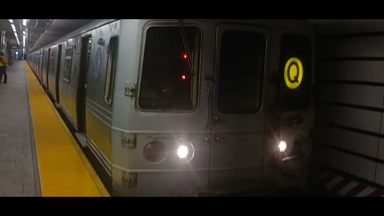 MTA NYCT Subways: BMT R46 (Q) Train leaving 96th Street - 2nd Avenue ...