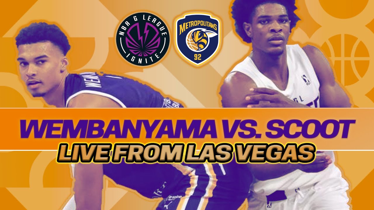 VICTOR WEMBANYAMA vs. SCOOT HENDERSON LIVE | 2023 NBA Draft Scouting ...