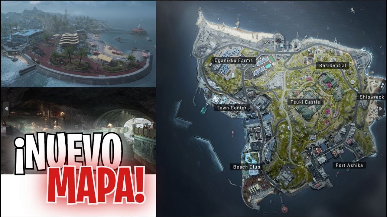 NUEVO MAPA DE REBIRTH ISLAND DE WARZONE 2 *ASHIKA ISLAND* - YouTube