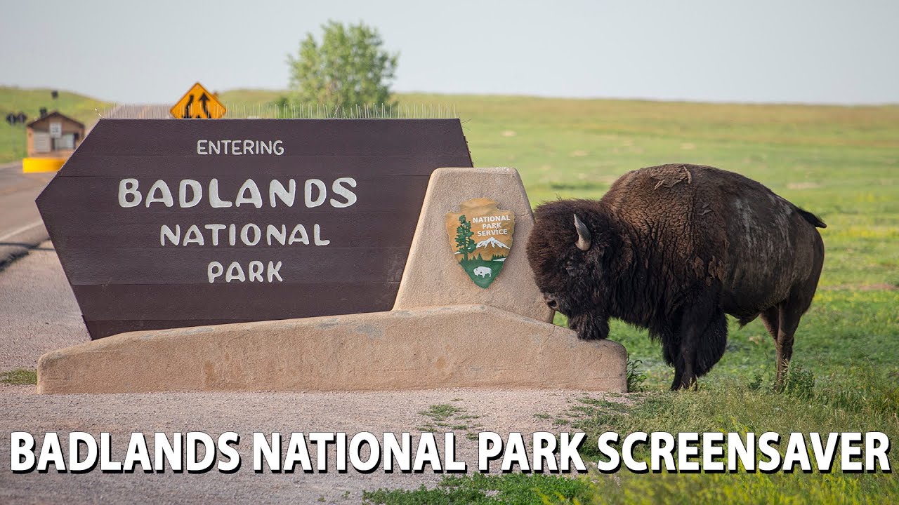 Badlands National Park Screensaver | 2.5 Hours of Photos from Badlands ...