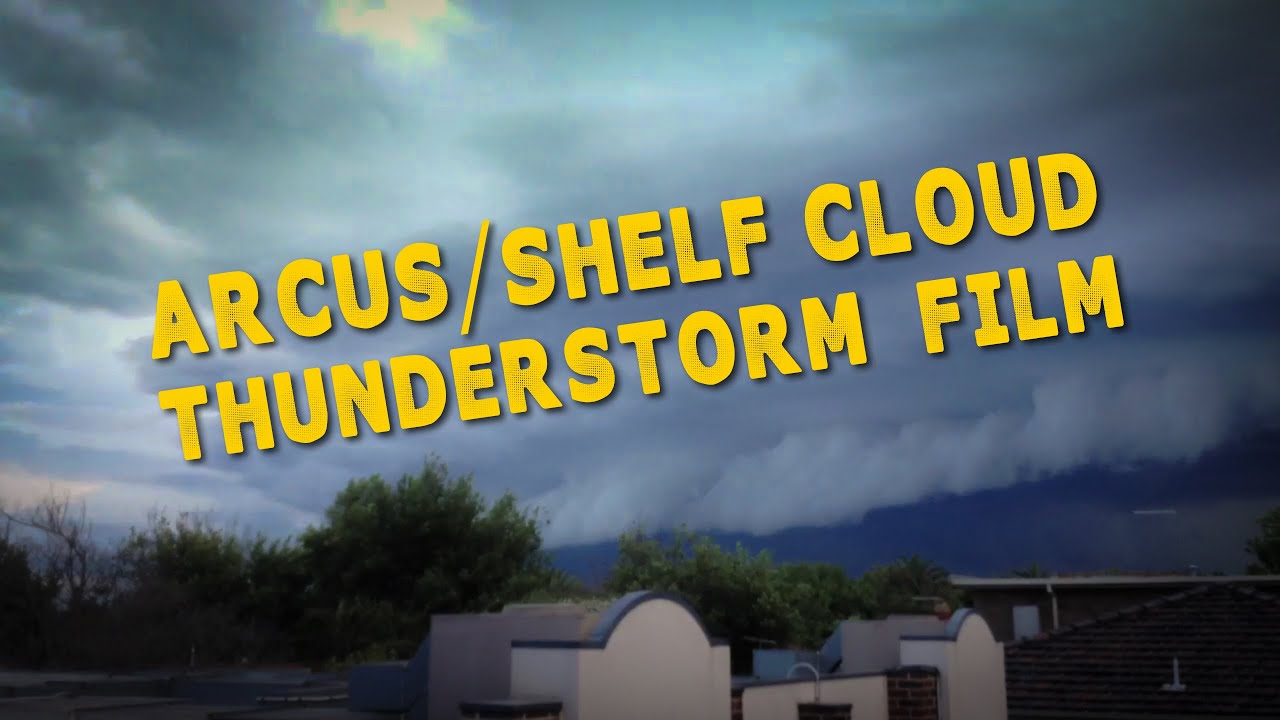 Amazing Arcus/Shelf Cloud Thunderstorm HD Timelapse Movie Elwood ...