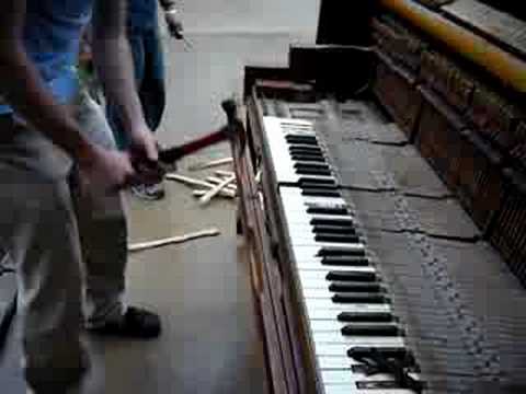 Piano Smashing - Part 3 - YouTube