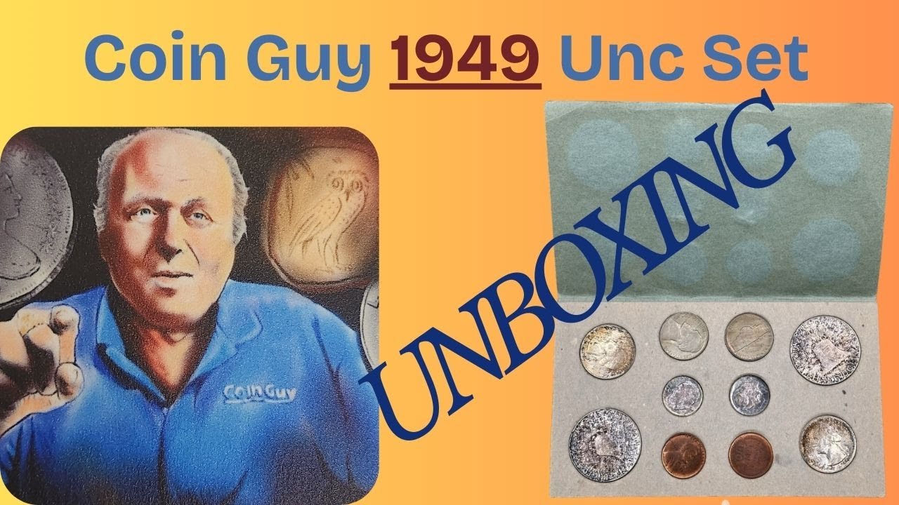 Coin Guy Purchase Unboxing Of 1949 Uncirculated PDS Mint Set In OGP ...