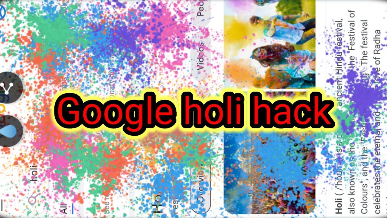 How to play holi in google | Google hack | Sambhav - YouTube