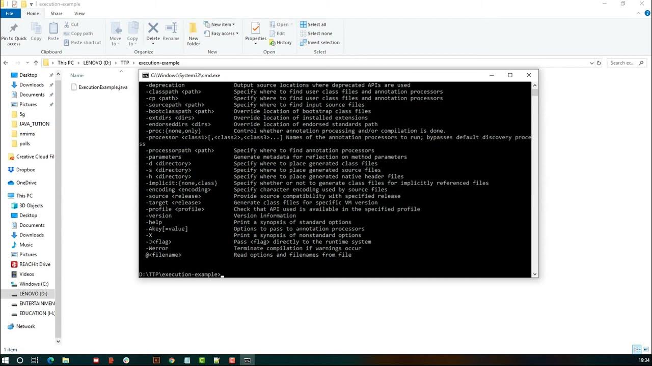 how to execute java program - YouTube