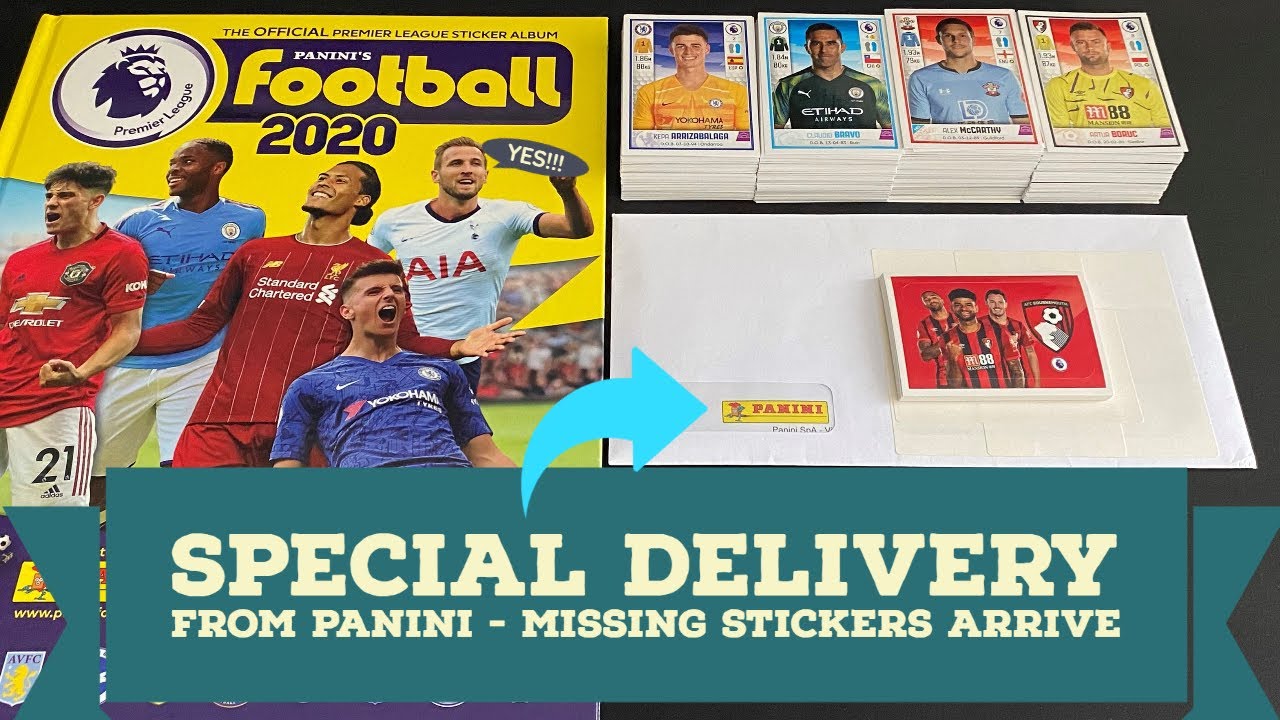 [1.14] Panini Football 2020 Sticker Collection. Panini Special Delivery ...
