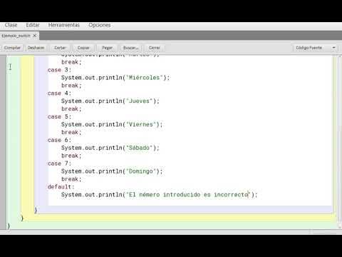 Switch en java - YouTube
