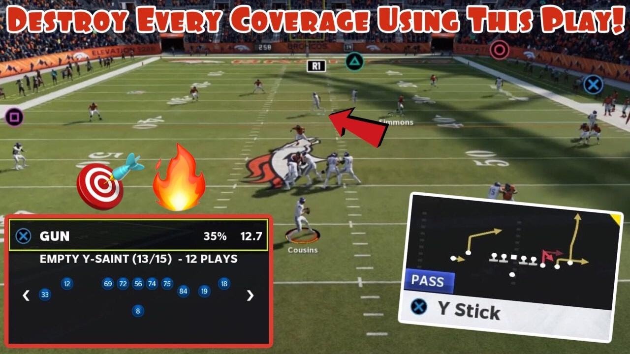 Destroy EVERY Coverage Using This Play In Madden 22! | Empty Y Saint ...