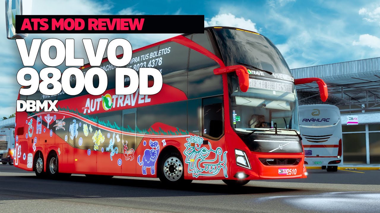 Volvo 9800 DD DBMX | ATS ETS2 Mod Review | Bus - YouTube