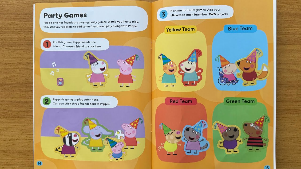 3. Let’s Play with Peppa: Sticker Activity Peppa Pig Book for Children ...