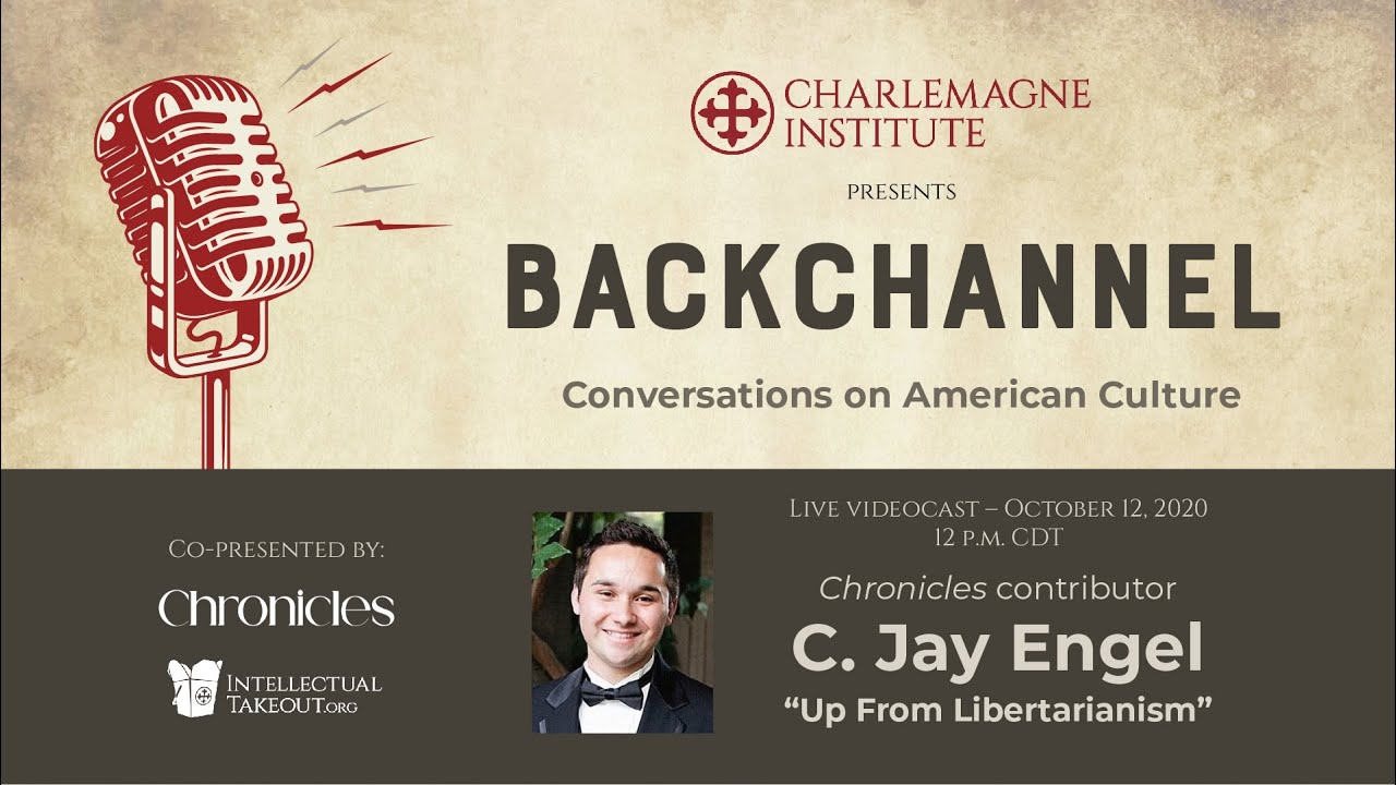 C. Jay Engel on "Up From Libertarianism" - YouTube