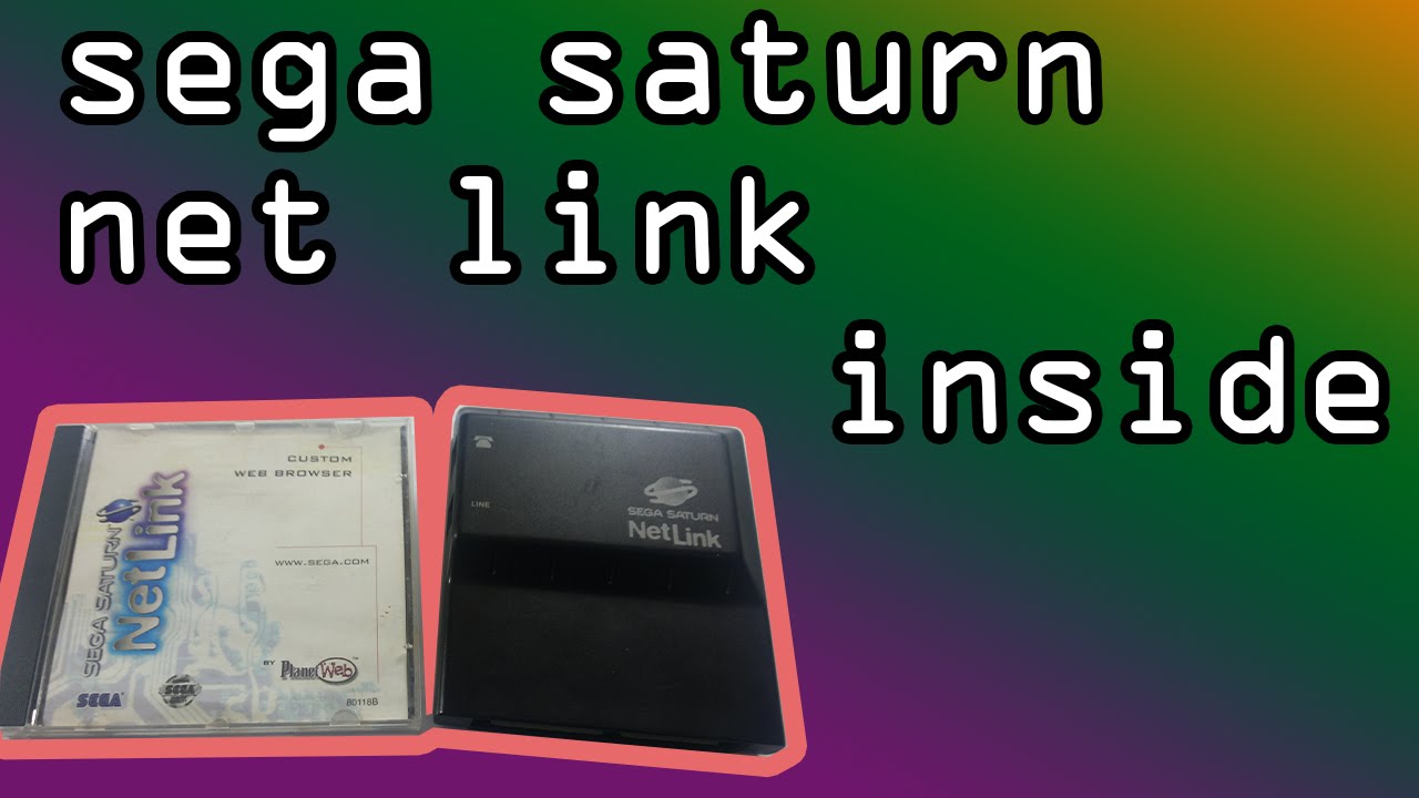 sega saturn netlink inside - YouTube