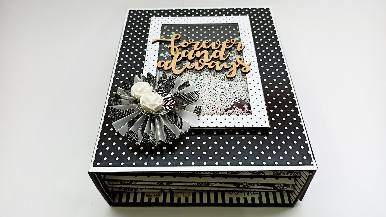 Black love scrapbook display | scrapbooking | scrapbook making - YouTube