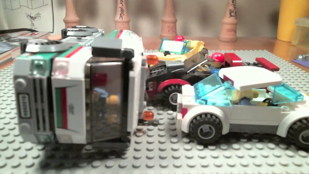 LEGO Car Crash Test - YouTube