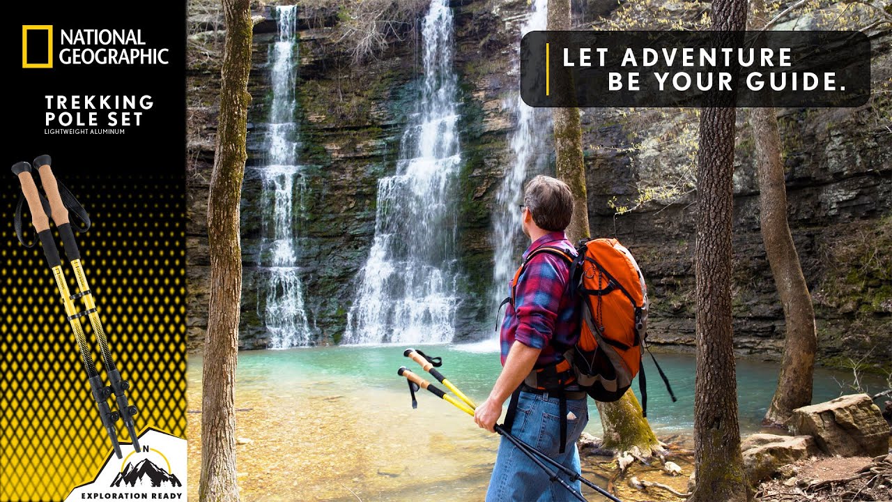 National Geographic Trekking Poles Set - YouTube
