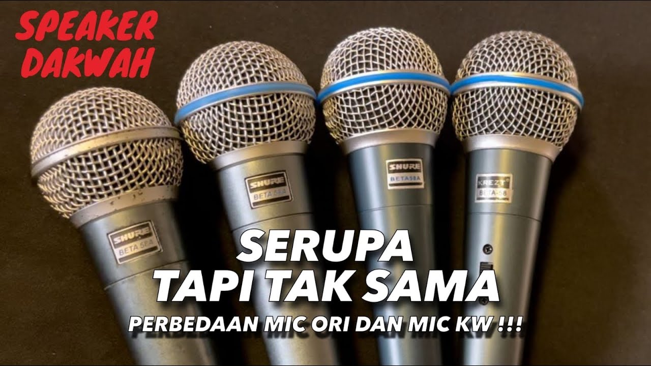 Pengetahuan Microphone - Battle Microphone Shure Beta58a - YouTube