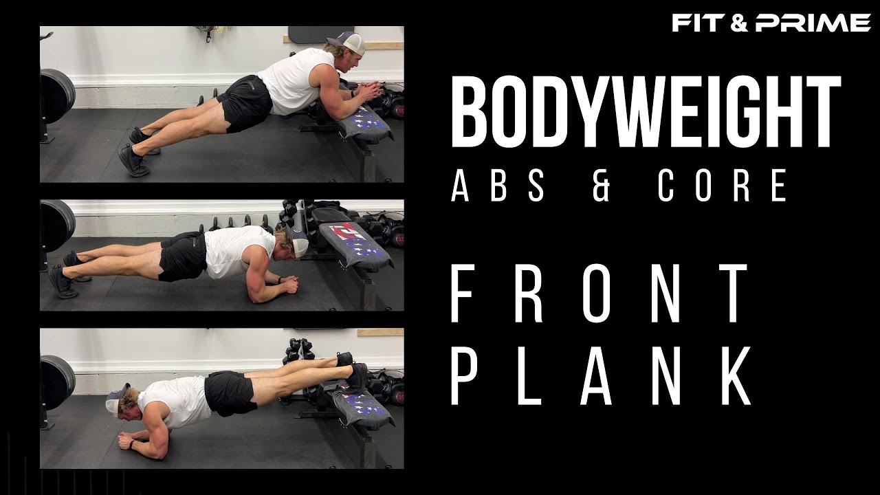 Bodyweight Front Plank - YouTube