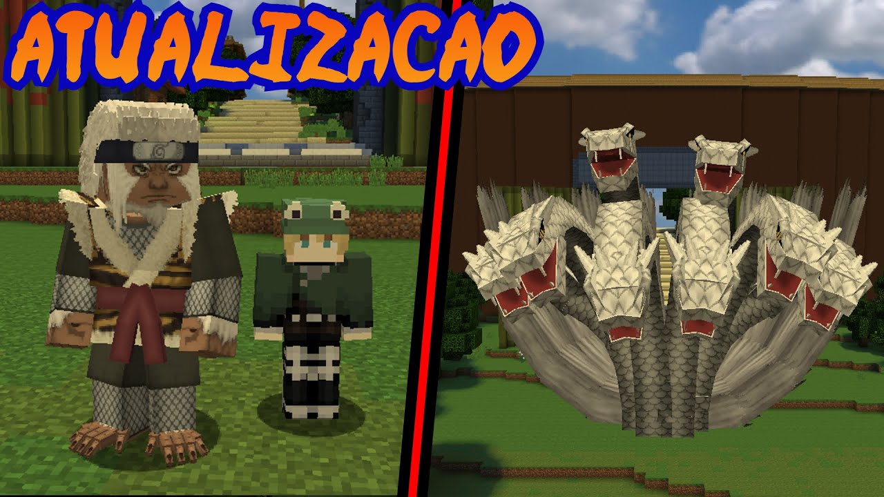 Saiu Nova Atualização do Mod de Naruto AHZNB Shinobi Craft para ...