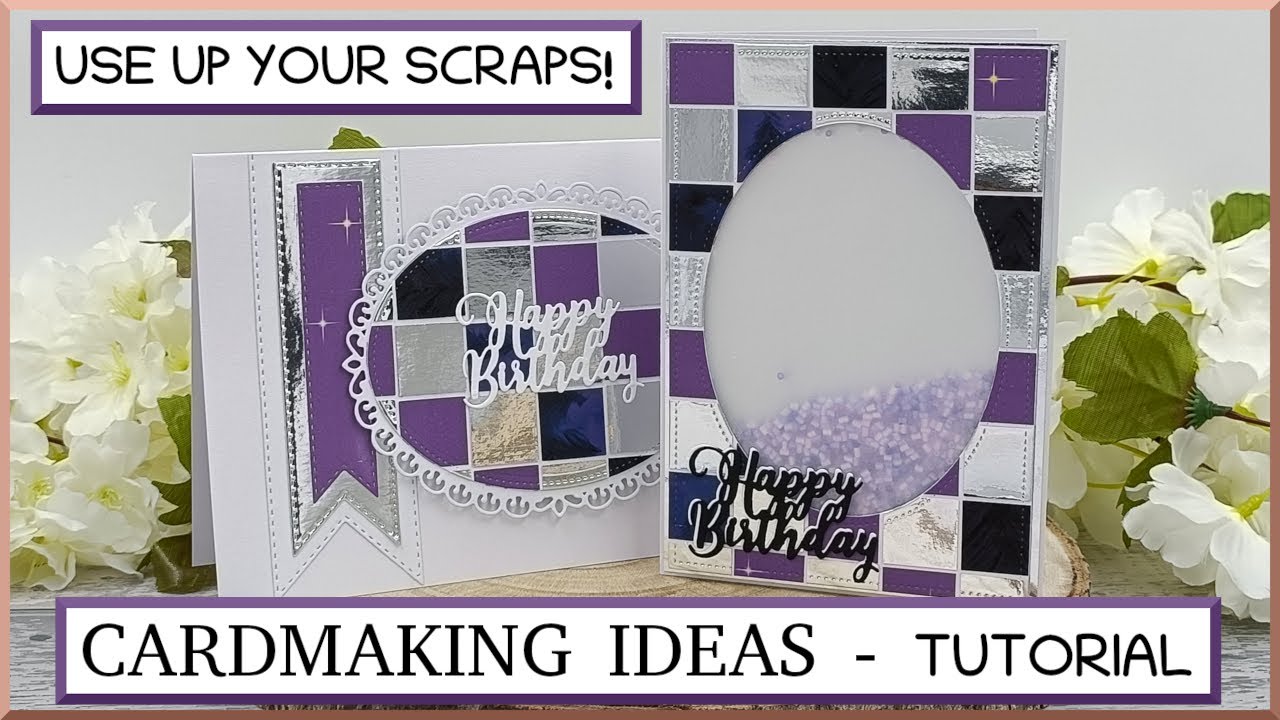 TUTORIAL - Part 1 - Use Up Your Scraps - Cardmaking Ideas - What Can Go Wrong?! 🤯 diy ...