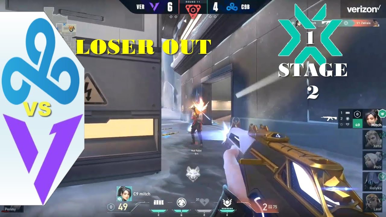 C9 BLUE vs V1 LOSER OUT All HIGHLIGHT VALORANT VCT 2021 Challengers NA ...