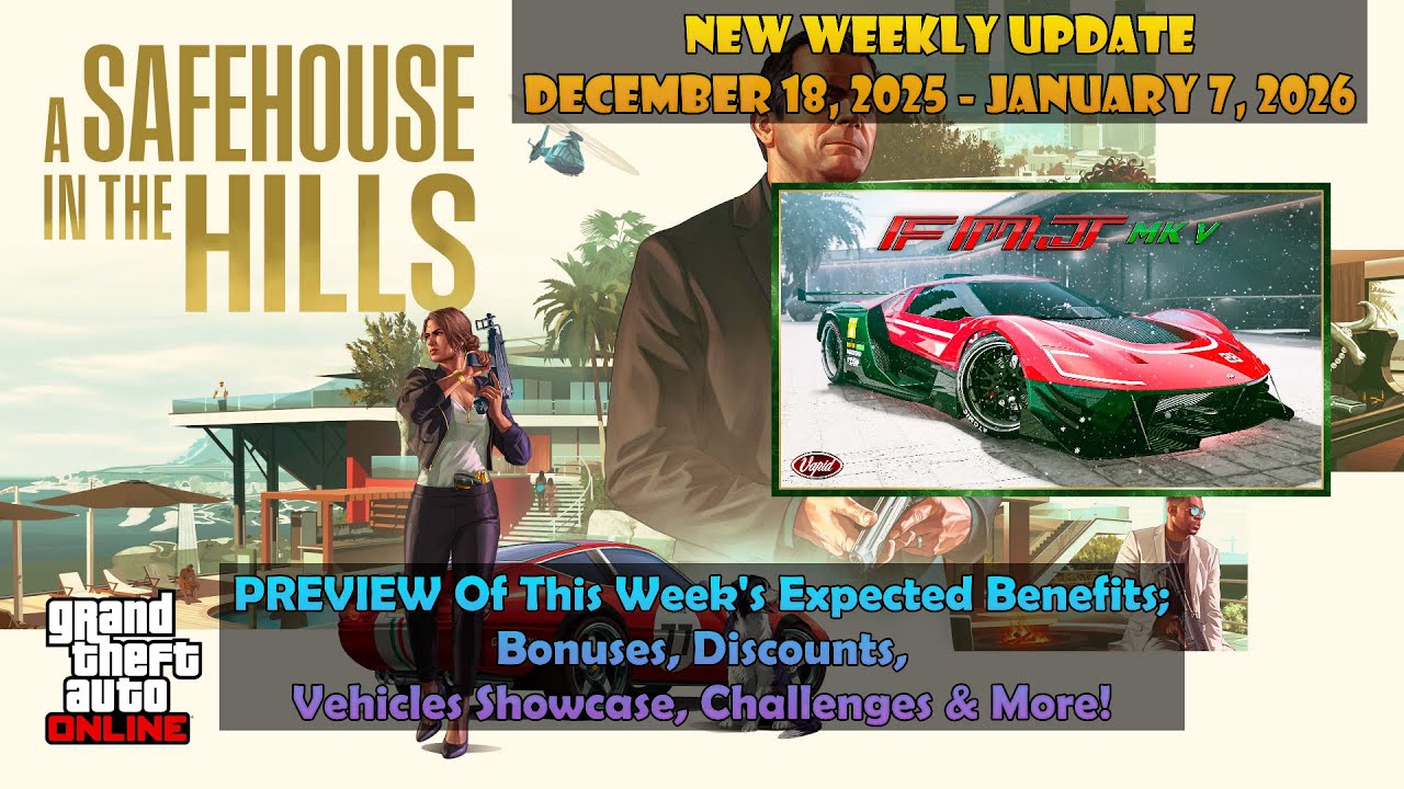 [GTA Online Weekly Update {PREVIEW}] This Week's Benefits: December 18 ...