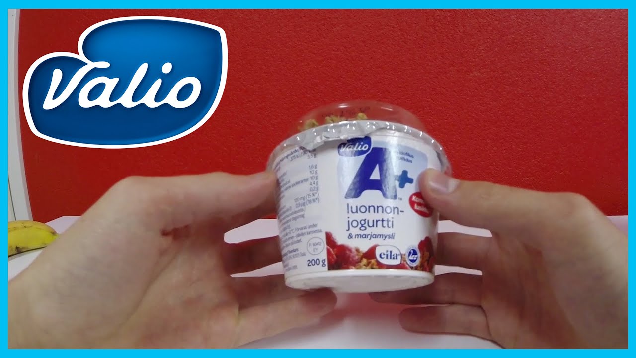 Valio Natural Yogurt + Berry Granola [UNBOXING] Valio A+ ...