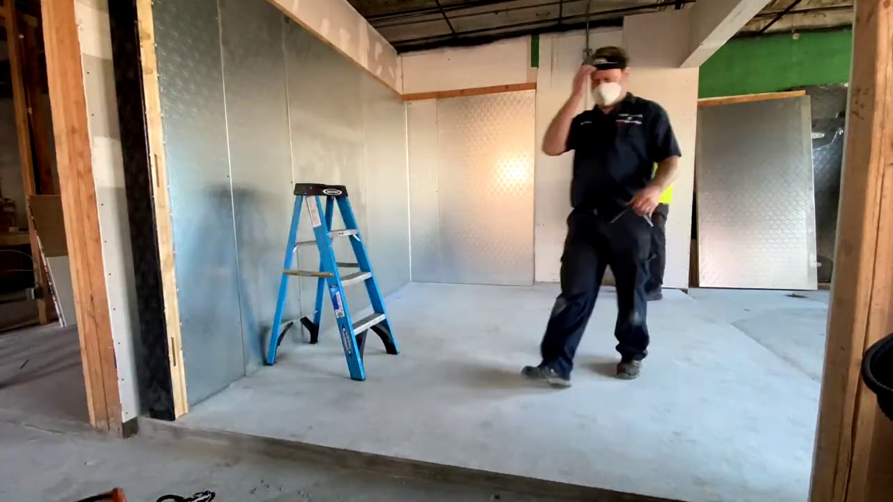 Walk in box installation - YouTube