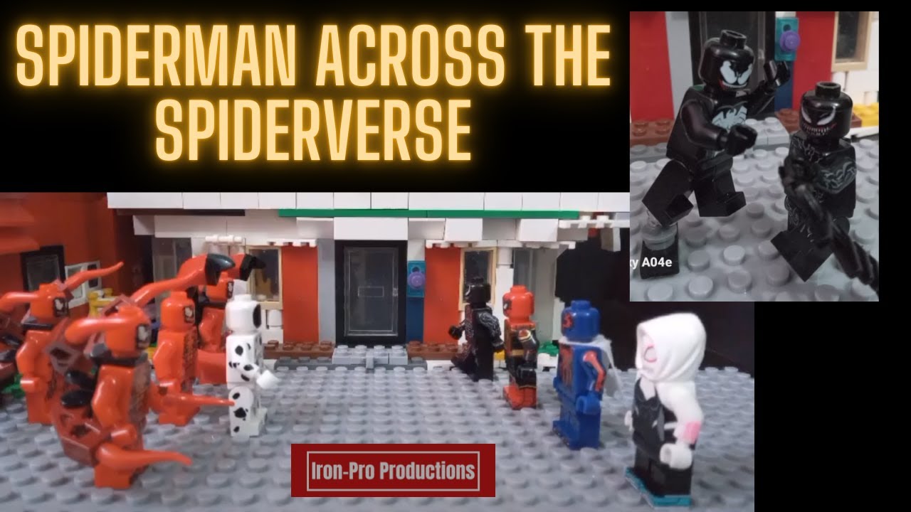 Spiderman's VS Spot Lego Stop Motion Marvel Spider man Across The ...