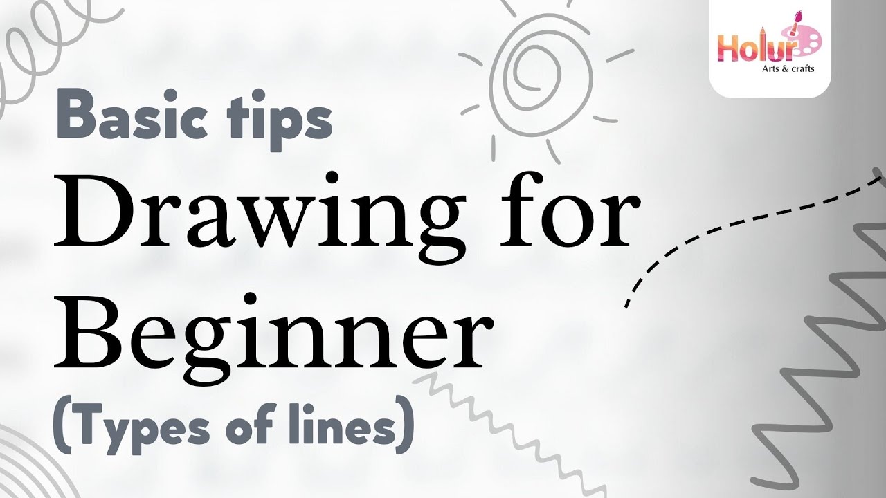 Basic tips Drawing for Beginner (Types of lines) - YouTube