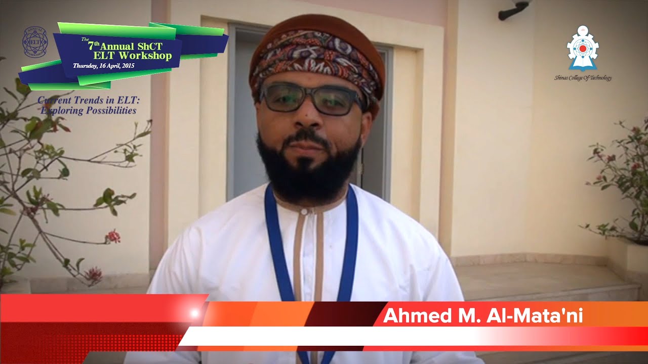 The 7th Annual ShCT ELT Workshop Video - 2015 - YouTube
