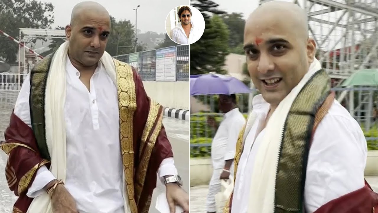 గుండుతో తిరుమల లో హల్ చల్ చేసిన తరుణ్ | Hero Tarun Visits Tirumala ...