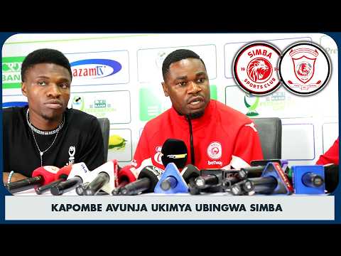 SHOMARI KAPOMBE AVUNJA UKIMYA SIMBA KUHUSU UBINGWA/MOLARI IMEPANDA SANA/WAGOSI KAZI IPO