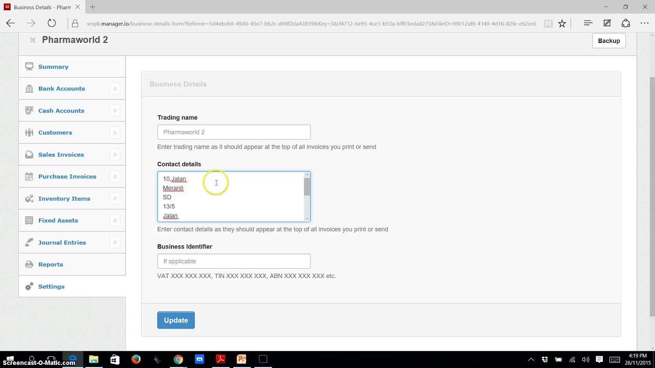 Setup umum Manager.io - YouTube