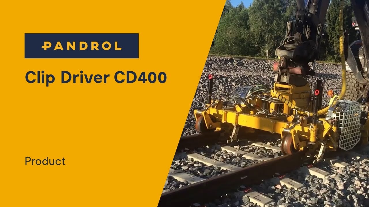 Clip Driver CD400 Product Video | Clipping Operation | Pandrol - YouTube