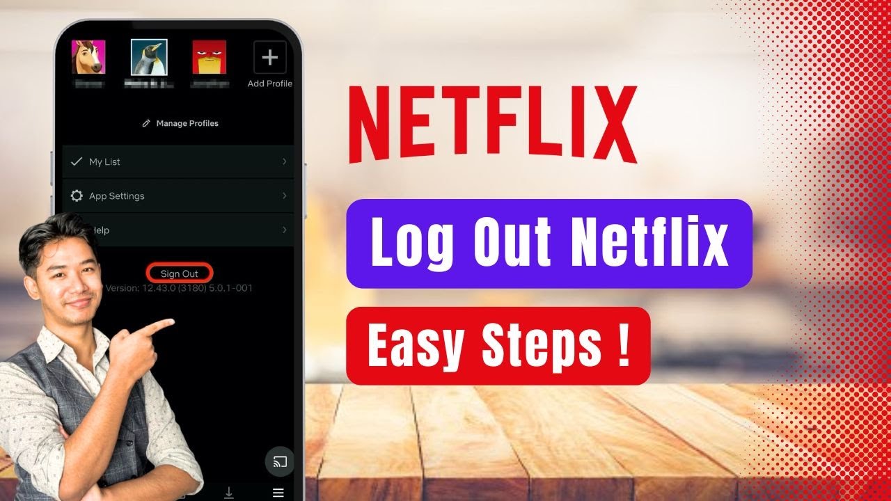 How to Log Out of Netflix ! - YouTube