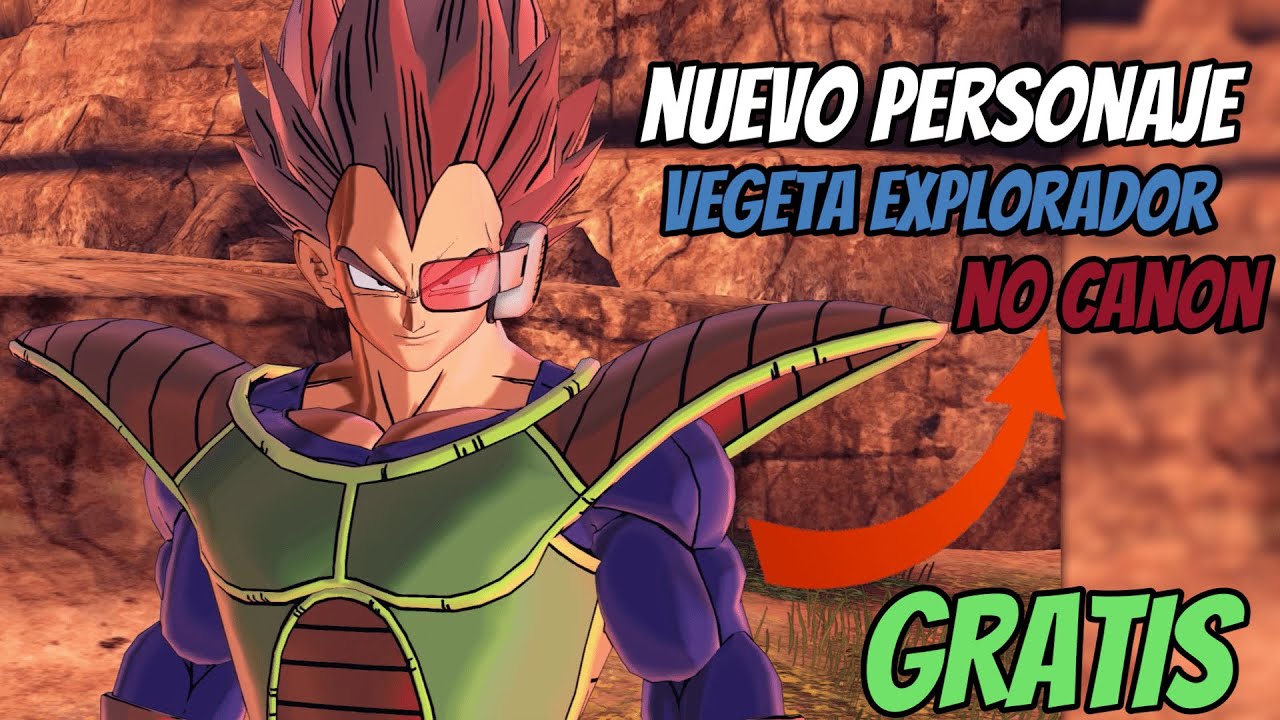 Nuevo Personaje (VEGETA EXPLORADOR) NO CANON Xenoverse 2 - YouTube