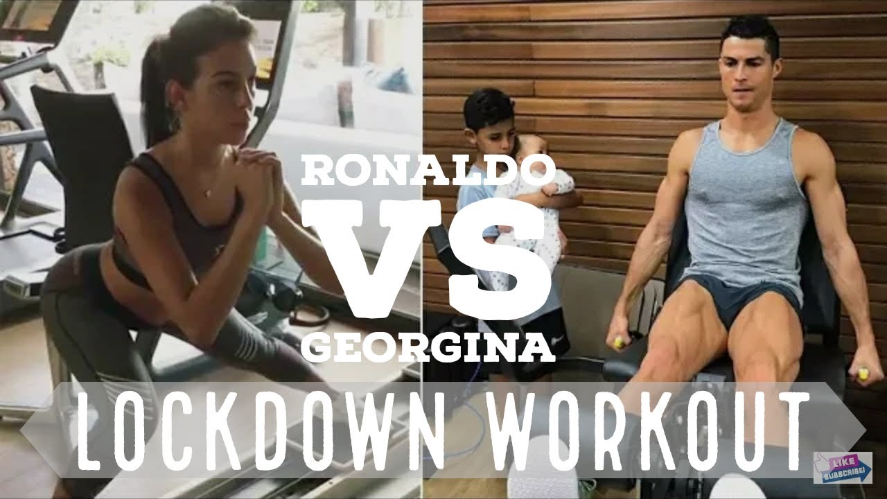 Cristiano Ronaldo and Georgina Rodriguez Workout | Coronavirus Workout ...