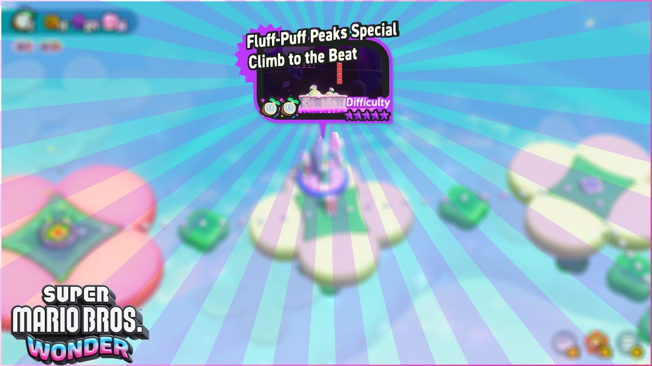 Super Mario Bros. Wonder|[Fluff-Puff Peaks Special]• - YouTube