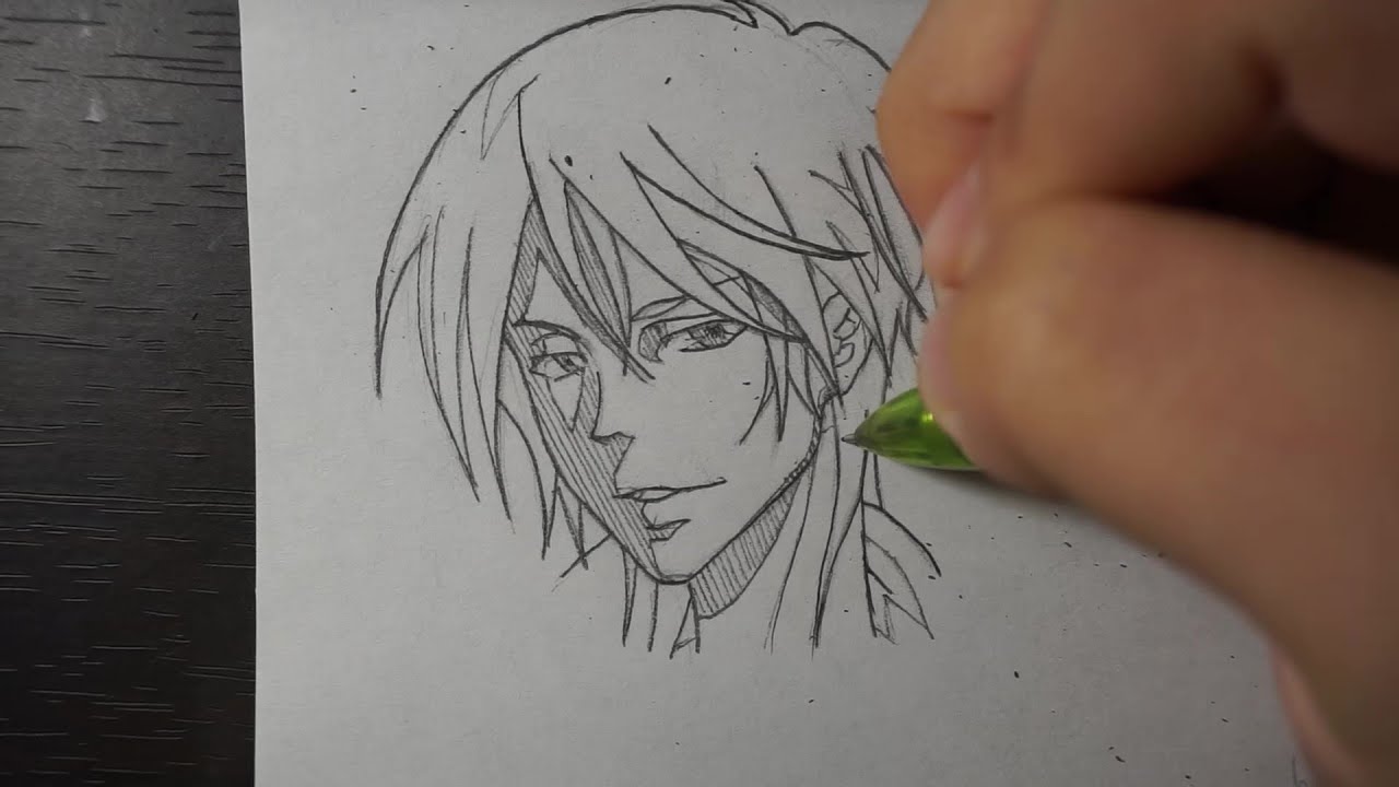 How to Draw Shogo Makishima from Psycho Pass - YouTube