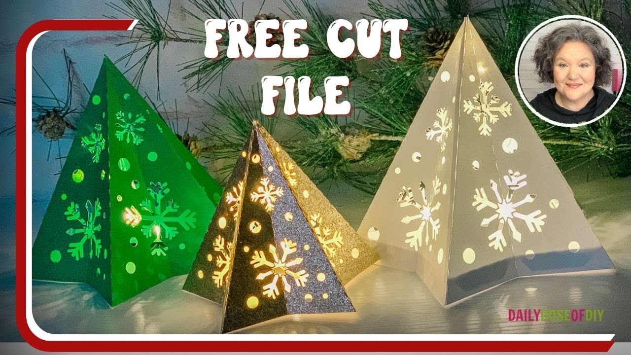 Simple 3d Christmas Tree Light Up Paper Craft - YouTube