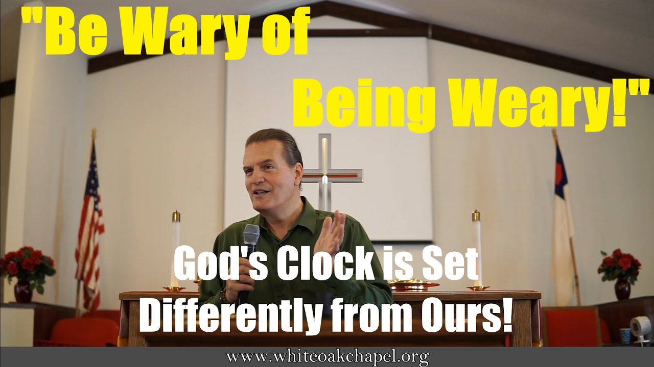 "Be Wary of Being Weary!" by Joseph Kostelnik, Ph.D. - YouTube