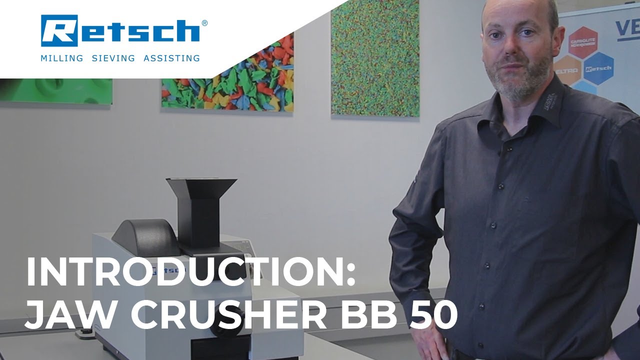 Jaw Crusher BB 50 - Introduction #RETSCH #jawcrusher # ...