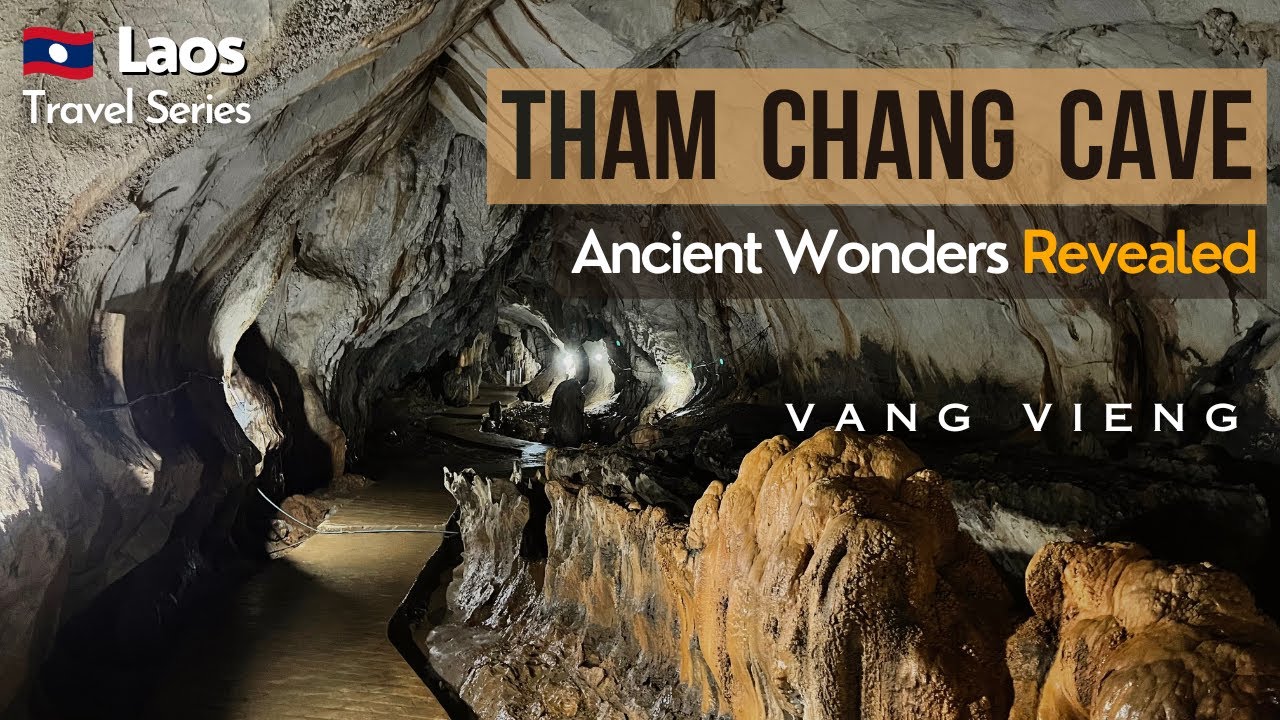 Exploring Tham Chang Cave | South East Asia | Hidden Blue Lagoon | #laos | Vang Vieng | #cave ...
