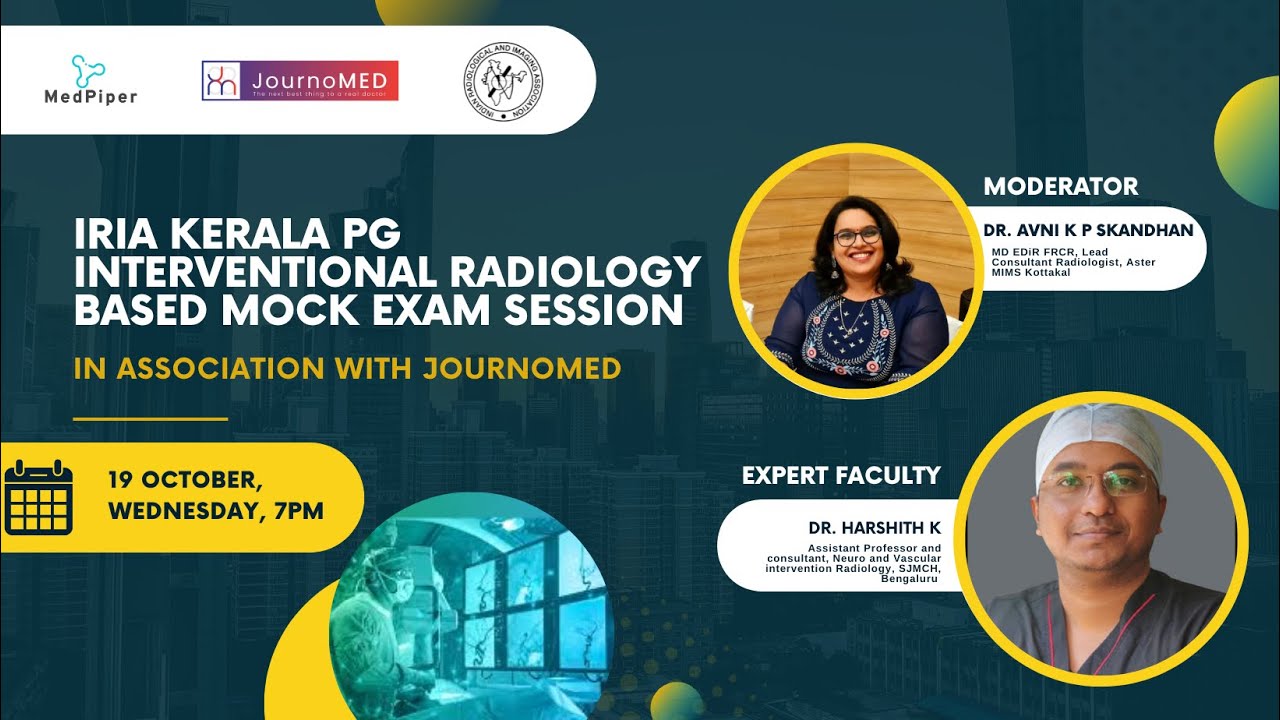 IRIA Kerala PG Interventional Radiology based Mock Exam Session - YouTube