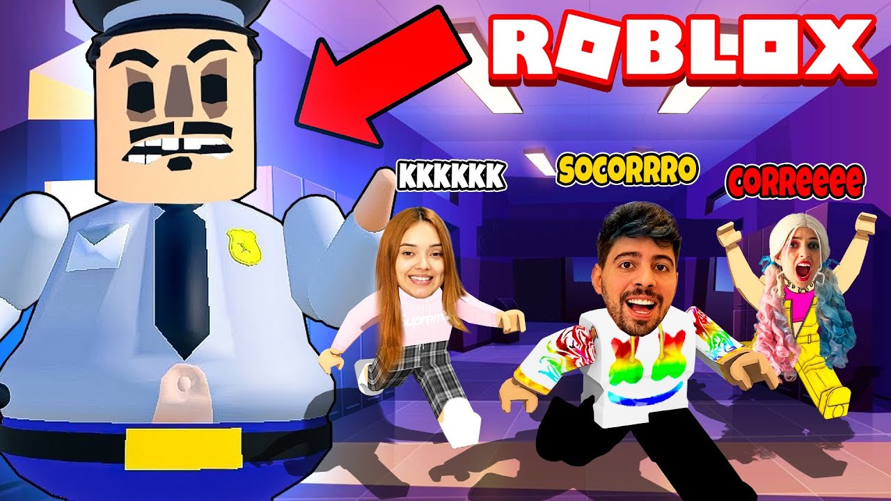ROBLOX - TENTAMOS ESCAPAR DO POLICIAL GARYS EM UMA ESCOLA PRISÃO ...