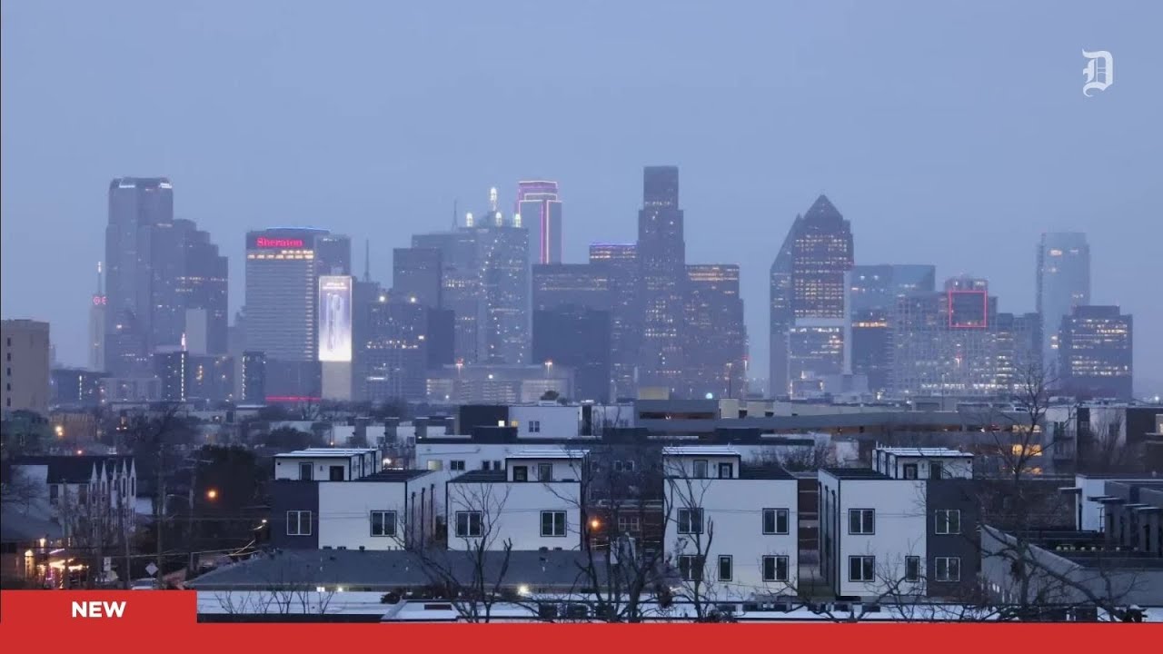 Time-lapse: Rain and snow moving through Dallas - YouTube
