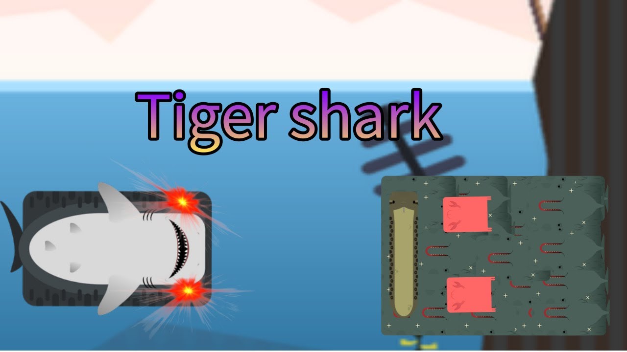 deeeep io Tiger shark - YouTube