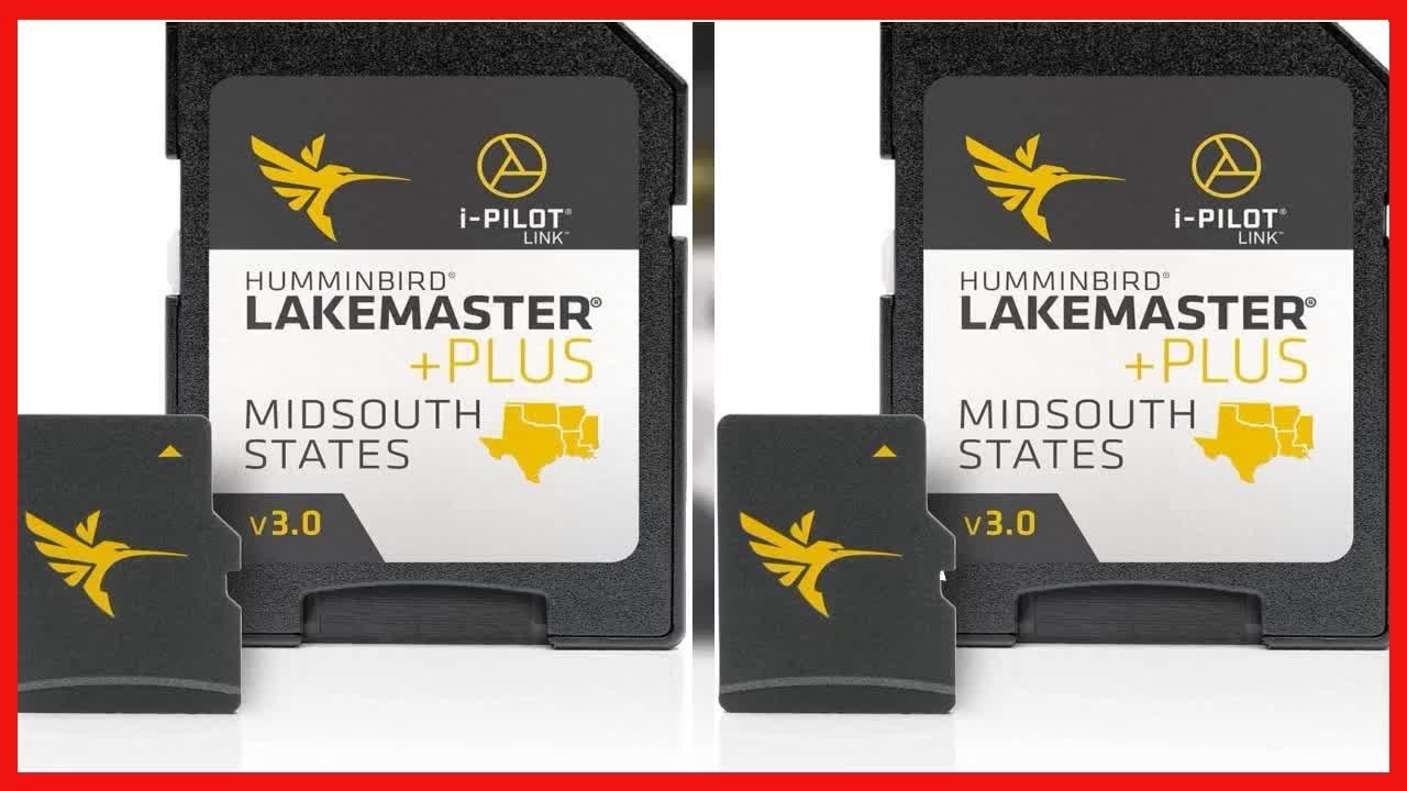Humminbird 600009-8 LakeMaster Midsouth States Plus V3 Digital GPS Maps ...