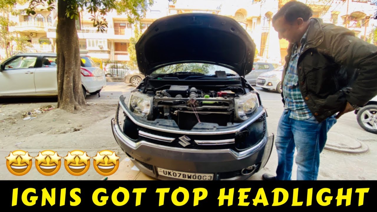 MARUTI IGNIS GOT TOP MODEL HEADLIGHT | IGNIS MODIFICATION | IGNIS ...